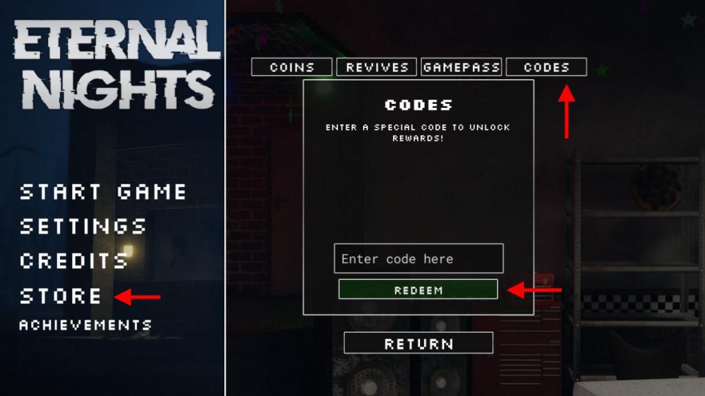FNAF Eternal Nights Codes (December 2025) | Beebom