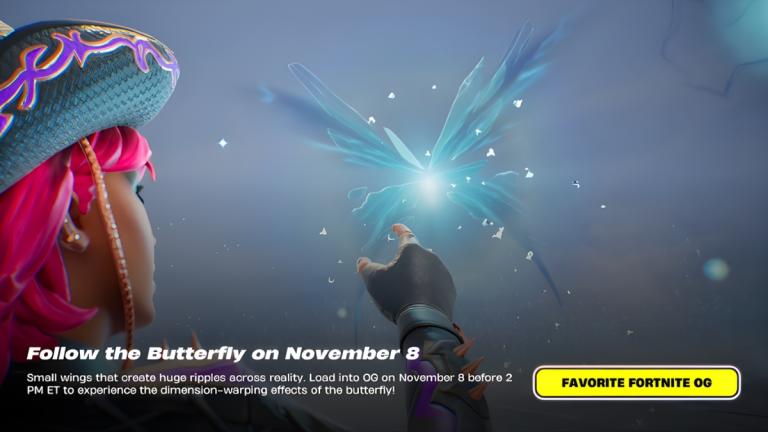 When is Fortnite OG Butterfly Live Event? Countdown Timer and Start ...
