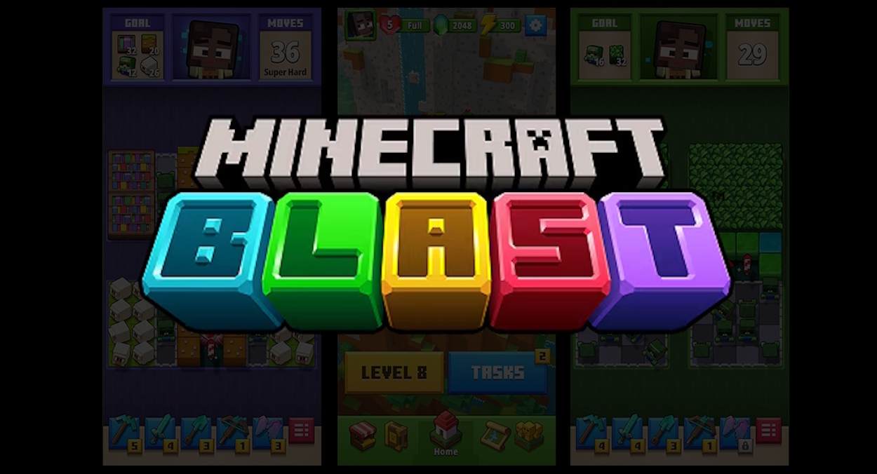 New Spin-off Minecraft Blast Is a 'Minecraft Meets Candy Crush' Puzzler ...