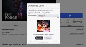 The Forge Free Private Server Links and How to Get One Yourself | Beebom