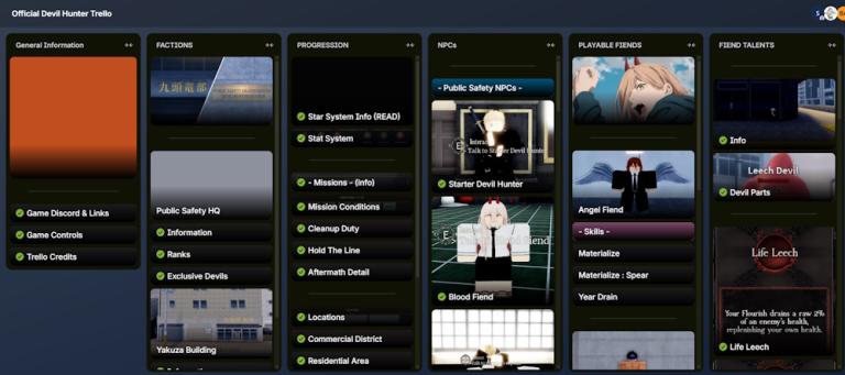 Devil Hunter Trello and Discord Link (Updated) | Beebom