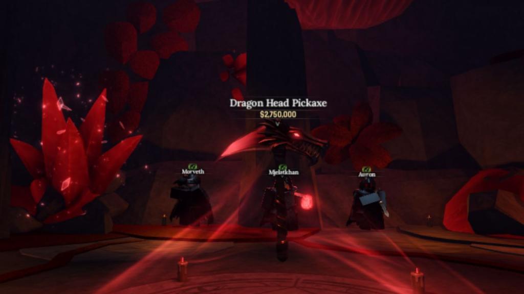 How to Get Dragon Head Pickaxe in The Forge | Beebom