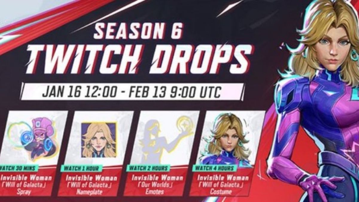 Marvel Rivals Twitch Drops Season 6: How to Get Free Invisible Woman ...
