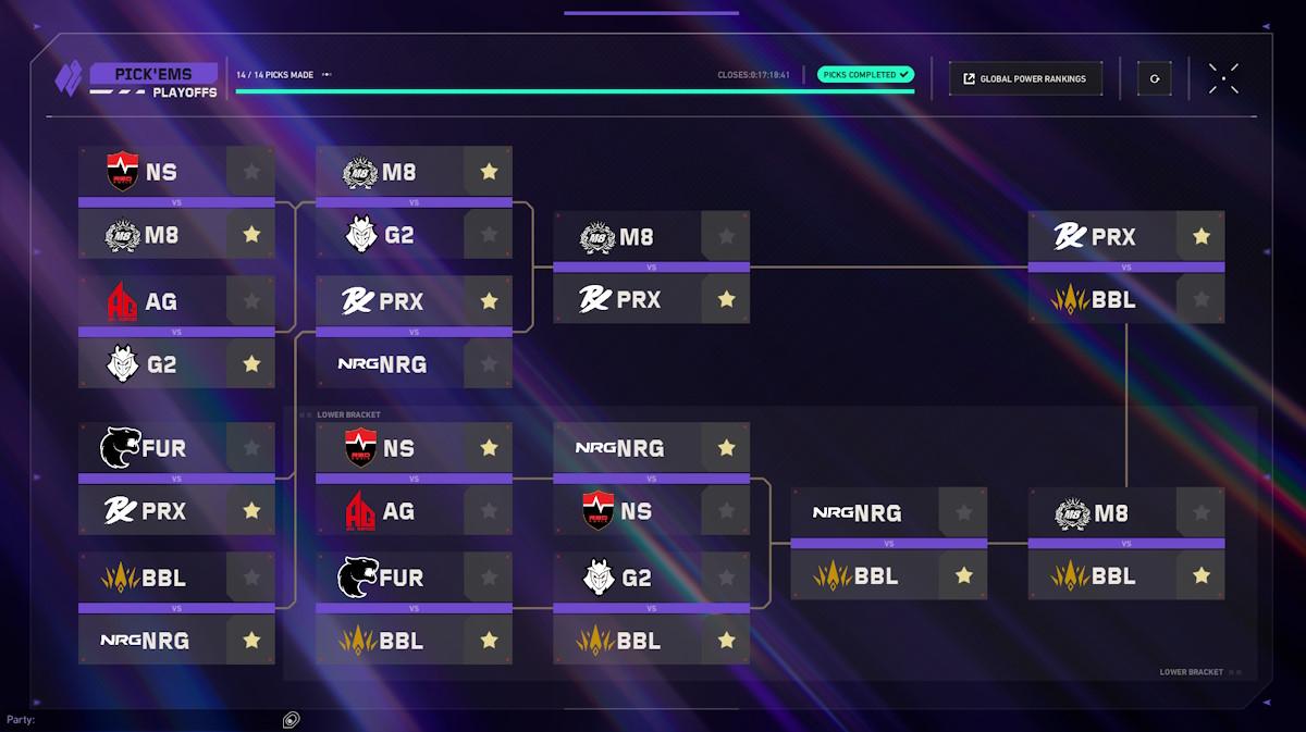 Valorant Pick'Ems Best Picks for Masters Santiago 2026: Prediction and ...