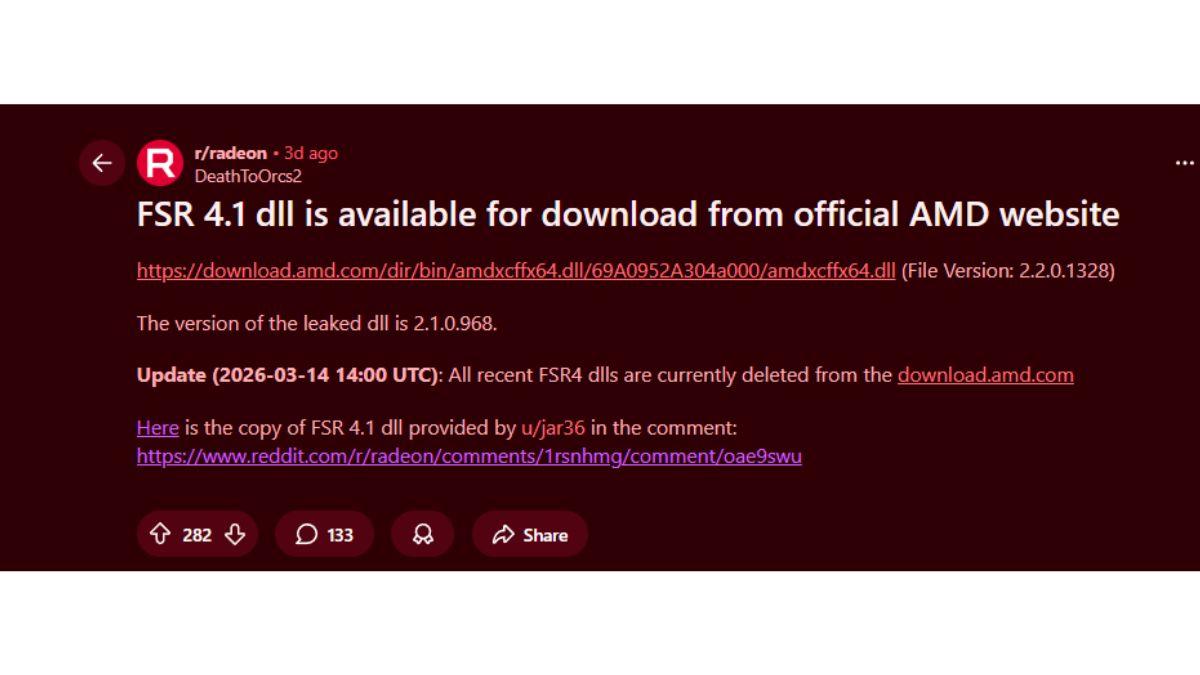 Crimson Desert May Get a Special AMD FSR Update at Launch, Leaks ...