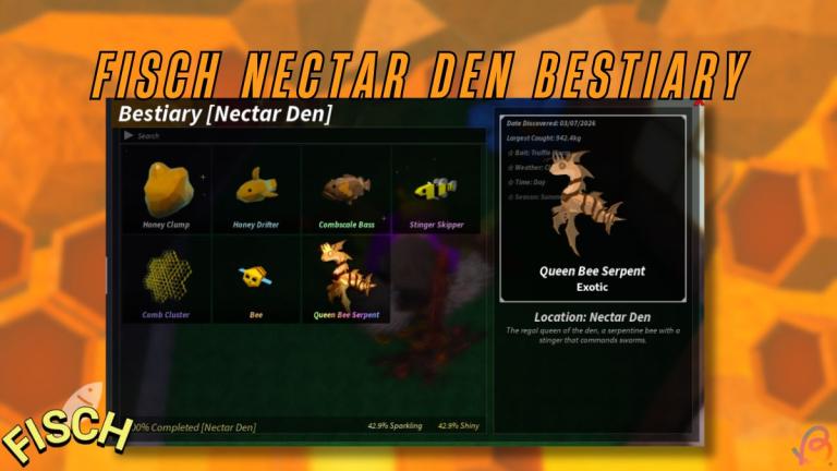 How to Complete Challenger's Deep Bestiary in Fisch | Beebom