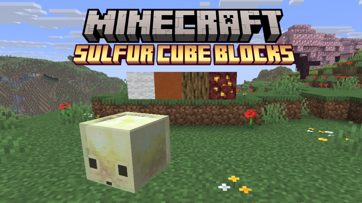 All Blocks the Sulfur Cube Mob Can Eat in Minecraft | Beebom