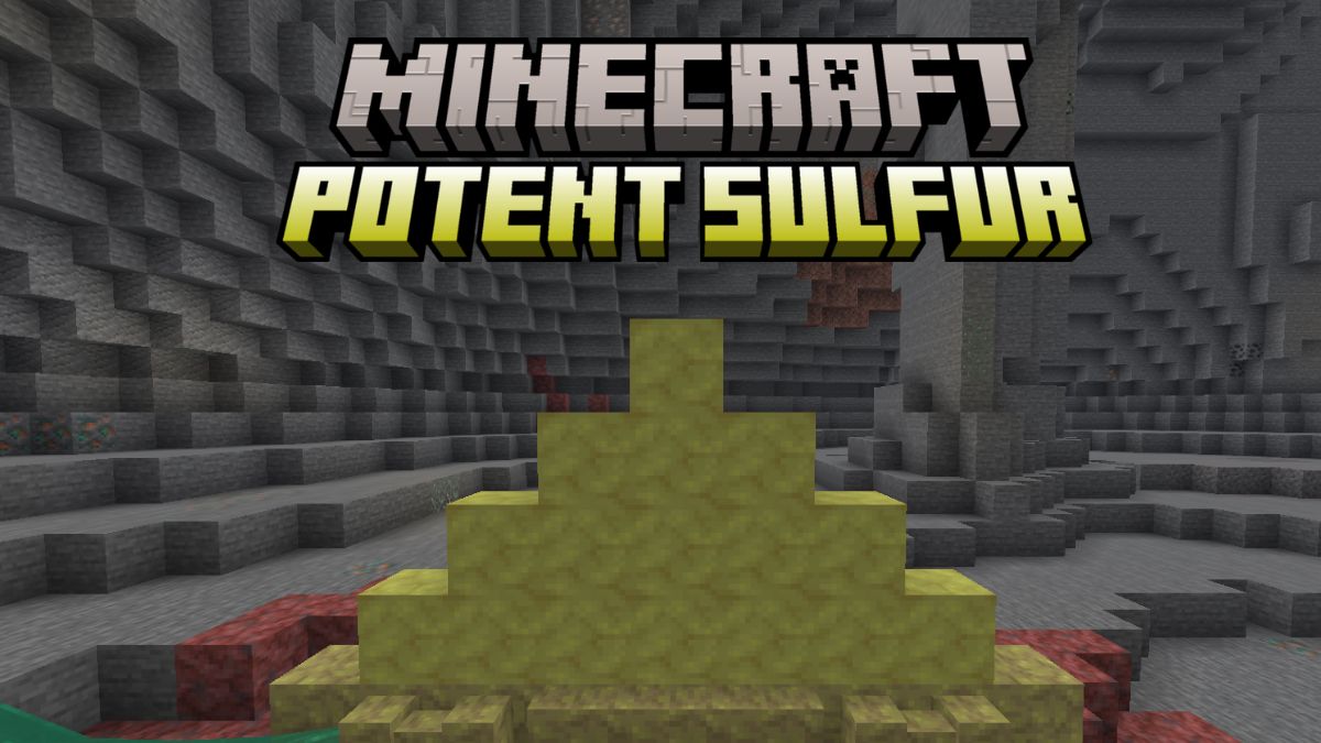 How to Get Potent Sulfur Block in Minecraft | Beebom