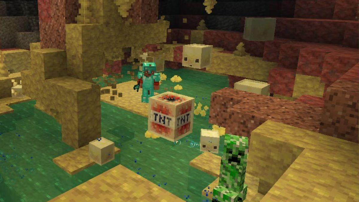Minecraft 26.2 Snapshot 5 Adds Sulfur Cube Explosive Archetype, Geysers ...