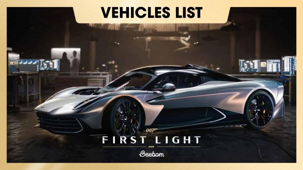 007 First Light Vehicles List: All Cars, Trucks, and Boats | Beebom