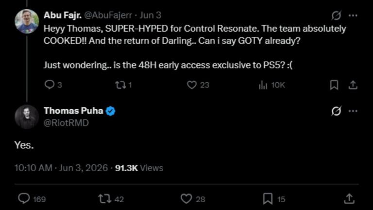 Control Resonant Makes Early Access Exclusive to PS5, Leaves PC and ...
