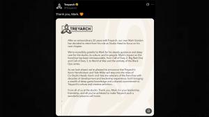 Call of Duty Dev Treyarch Bids Farewell to Studio Head Mark Gordon | Beebom